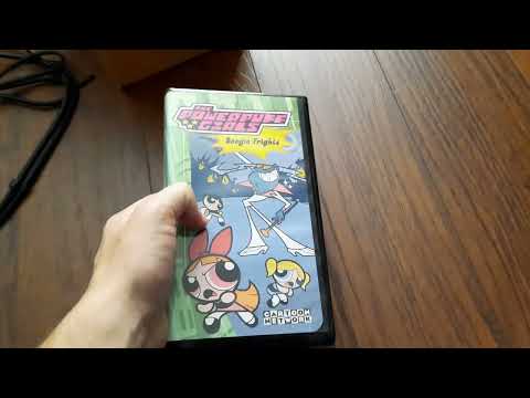Powerpuff Girls Boogie Frights Screener VHS Unboxing - YouTube