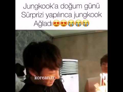 Jungkook'a doğum günü sürprizi AĞLADI!!