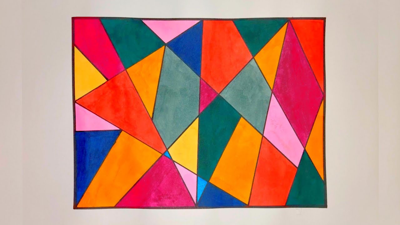 Seamless Geometric Pattern || SankalpChitra || Bhat Chitra || How To ...