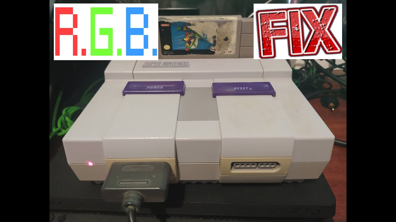 RGB SNES FIX Audio & Imagen - YouTube