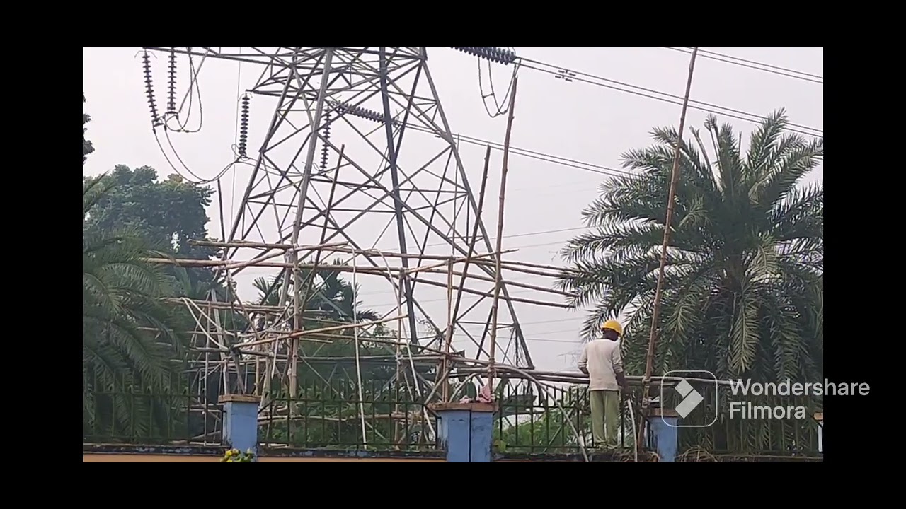 220 KV Twin Moose conductor change,wave trap dismentling jobs - YouTube