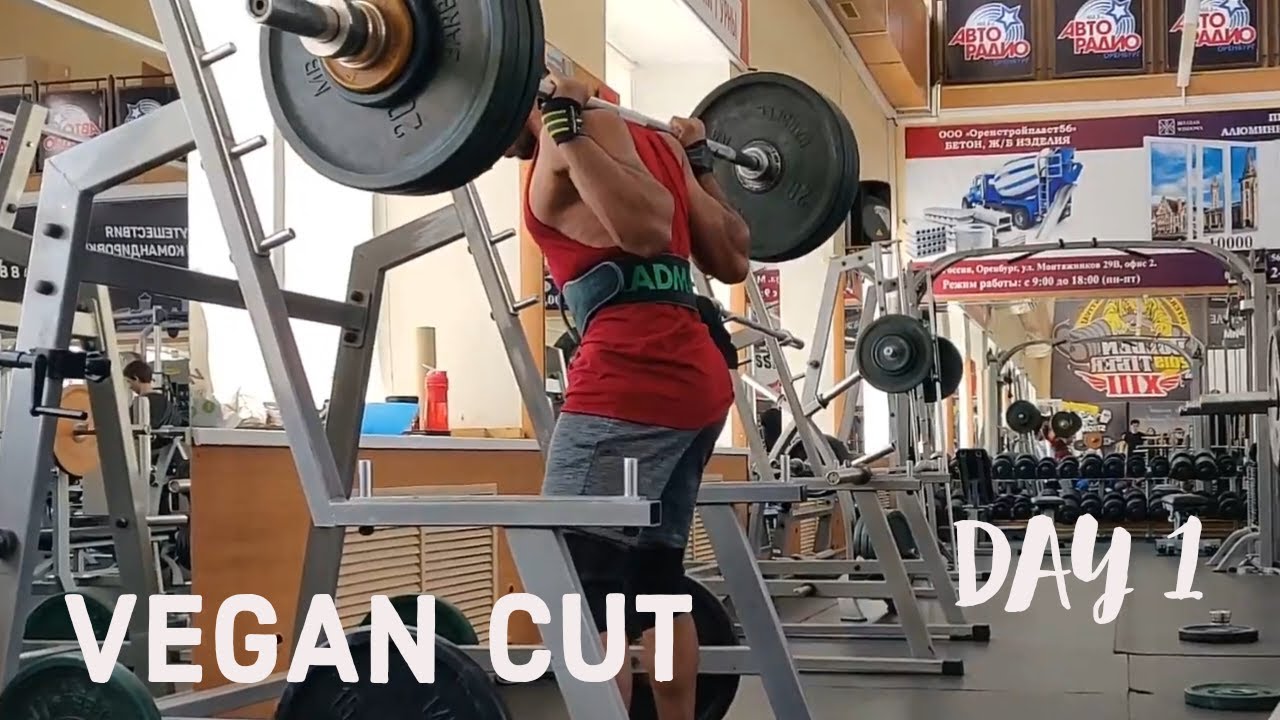 HEAVY SQUAT DAY ! | DAY 1 | VEGAN CUT - YouTube