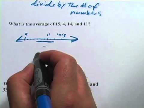 Basic Math: Average - YouTube