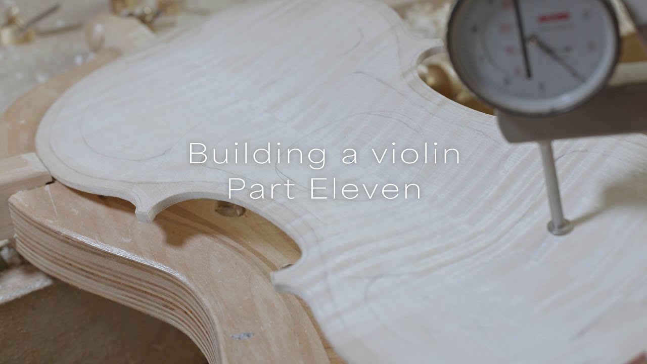 Project | Building a Violin : Part 11, the back - YouTube