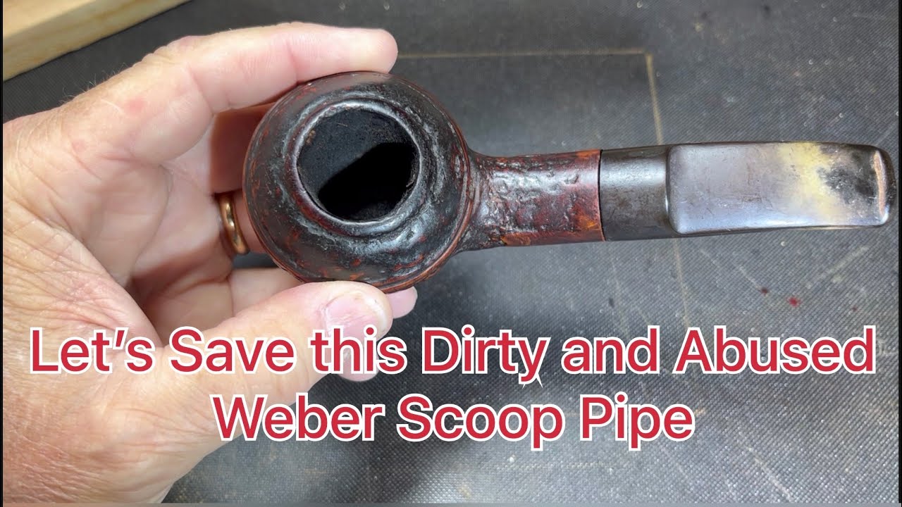 Let’s Save this Dirty and Abused Weber Scoop Pipe - YouTube