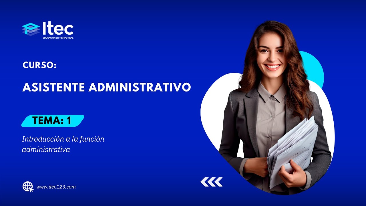 CLASE 01: ASISTENTE ADMINISTRATIVO ENERO 2024 - YouTube