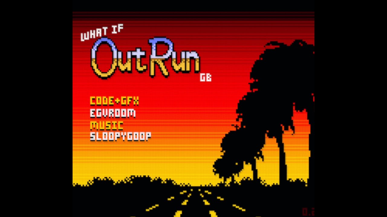 Out Run sur Game Boy Color (RG556) - What if OutRun GB - YouTube