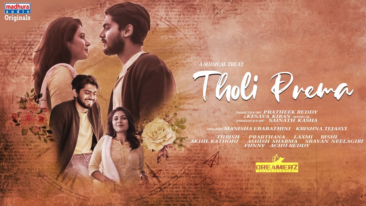 Tholi Prema Video Song | Pratheek Reddy | Prarthana | Aberaam | Thrish | Madhura Audio Originals ...