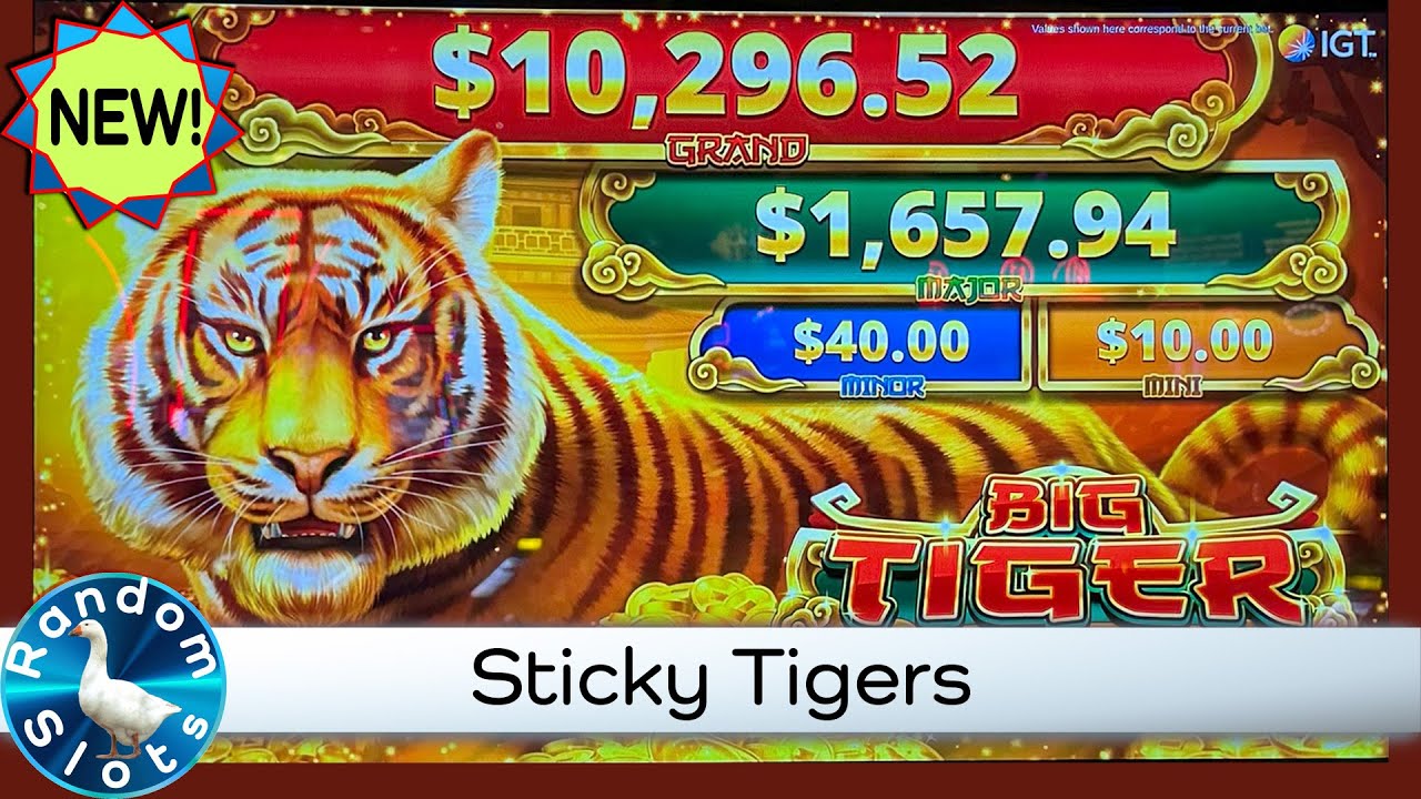 Big Tiger Slot Machine Bonus - YouTube