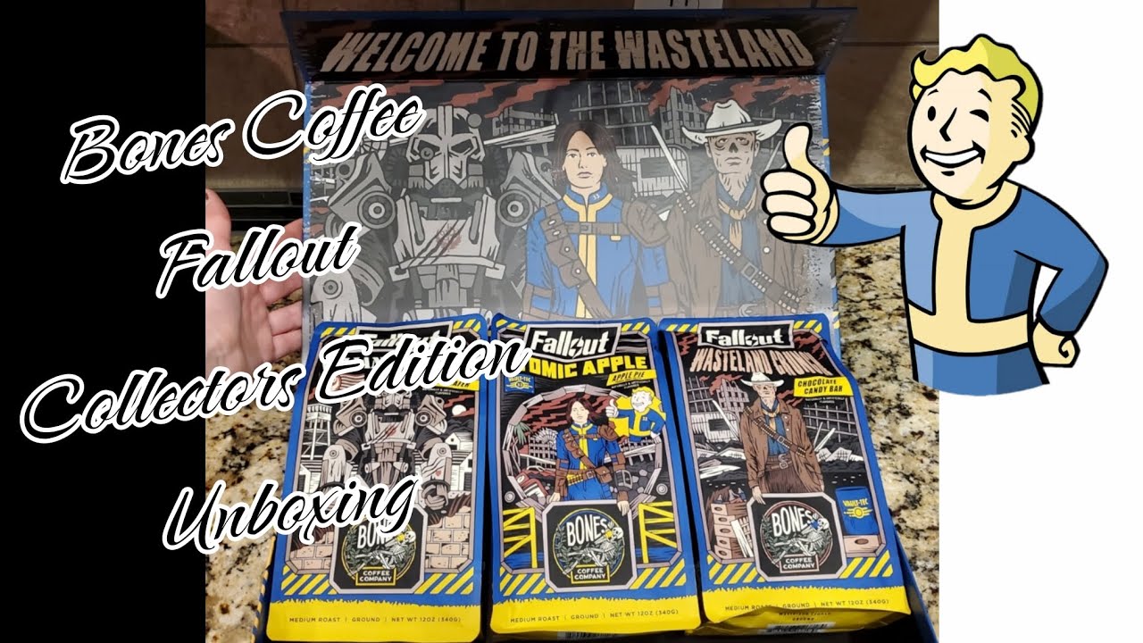 Bones Coffee - Fallout Collectors Box Unboxing #fallout - YouTube