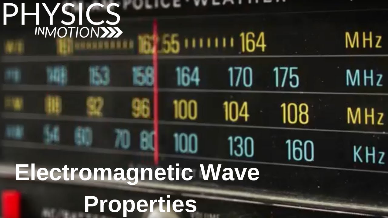 What Are Electromagnetic Wave Properties? | Physics in Motion - YouTube