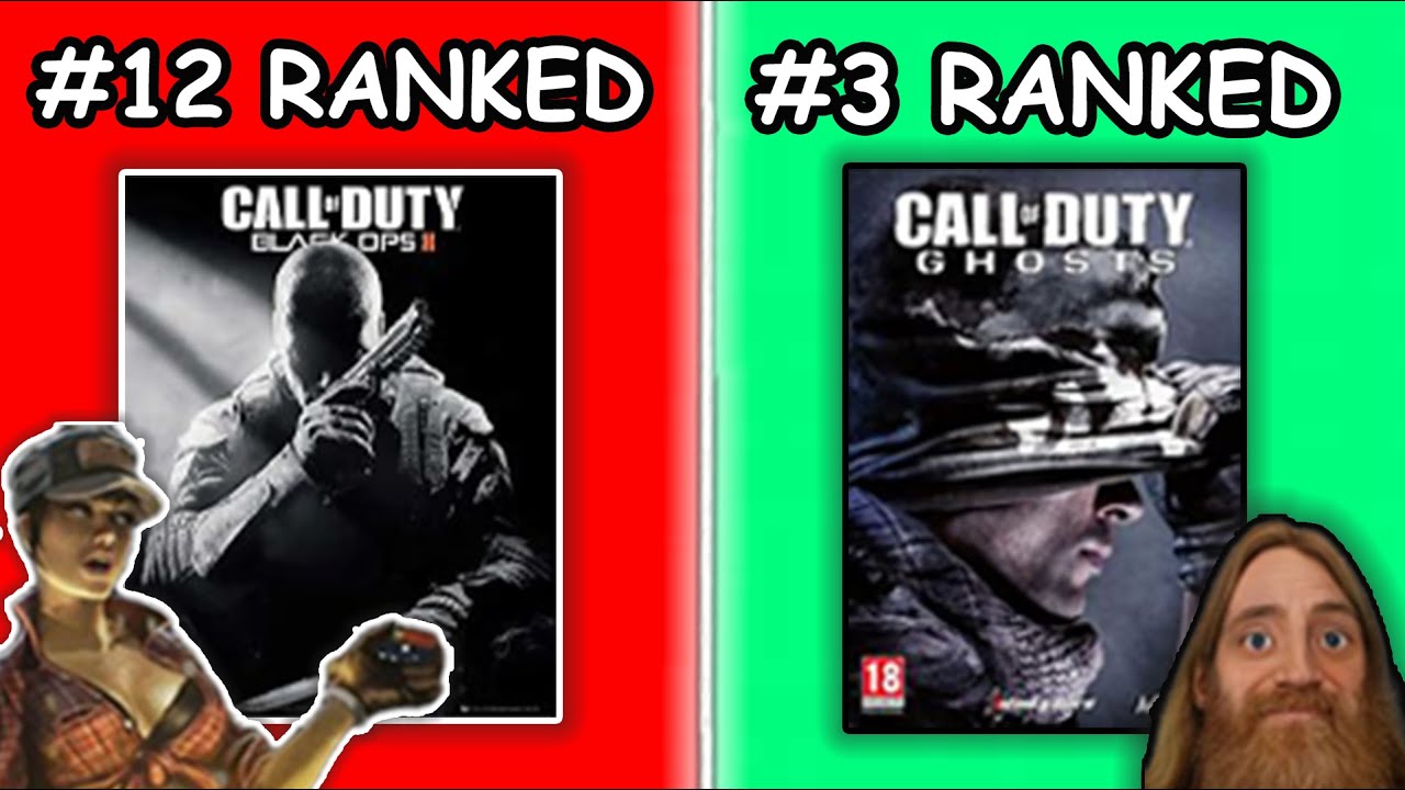 EVERY COD GAME RANKED WORST TO BEST - YouTube