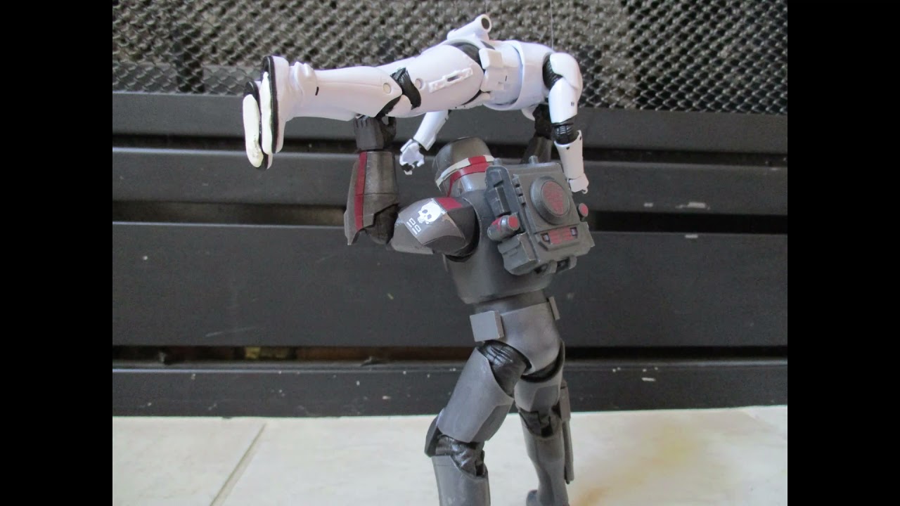 Wrecker Throws A Stormtrooper (Star Wars Black Series Stop Motion ...
