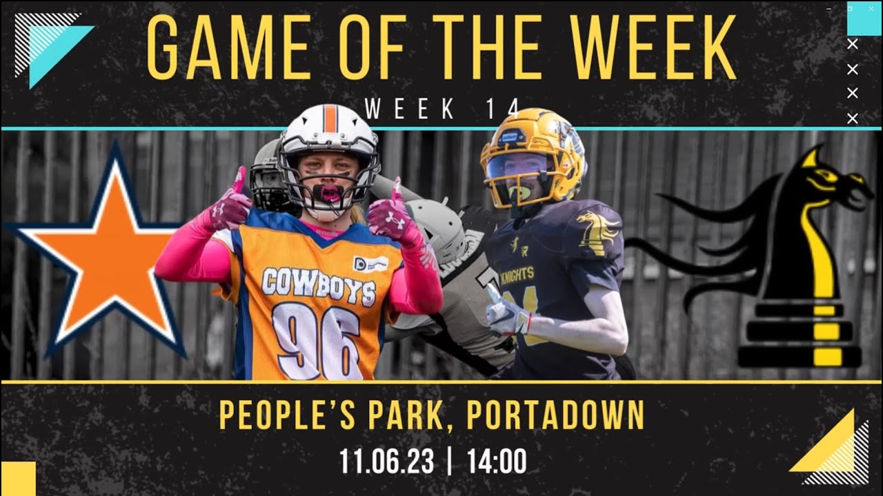 Game of the Week - Week 14 - Belfast Knights at Craigavon Cowboys - YouTube