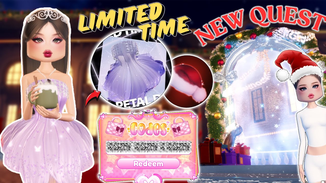 GET NOW!! *NEW CODES* & *LIMITED ITEM* in Dress to Impress WINTERS ...
