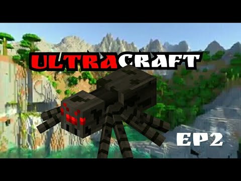 Ultracraft - TENTEI ENFRENTAR UMA ARANHA RAINHA!! - Ep2 - YouTube