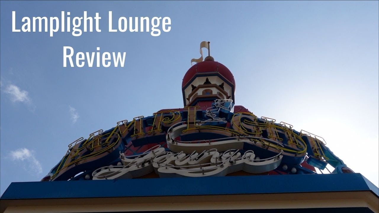Disneyland Dining | Lamplight Lounge Review - YouTube