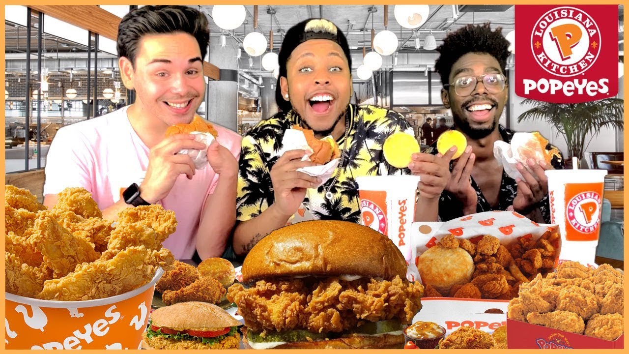 Popeyes Chicken Sandwich Mukbang | VMA Nominees & More | Cheat Day ...