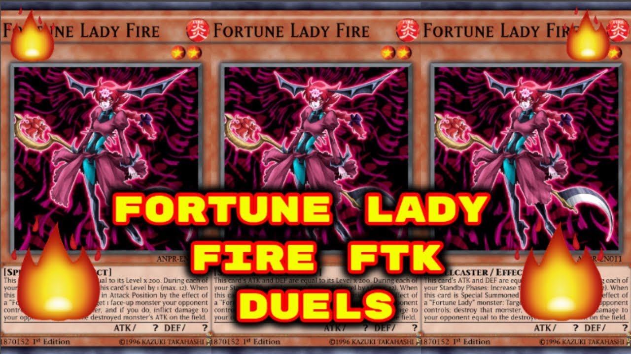 Yugioh - Fortune Lady FTK Duels (🔥Fortune Lady Fire🔥) (Deck Download in ...