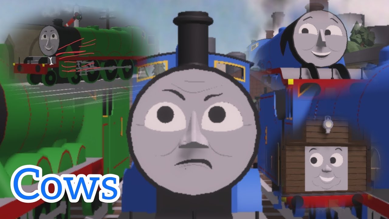 Edward, Gordon, Henry, and the Cows (BTWF Trampy Remake) - YouTube