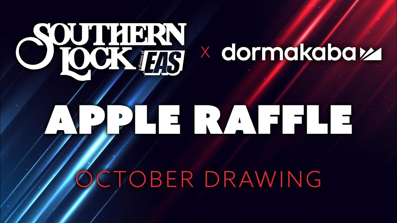 dormakaba Apple Raffle: October Winners! - YouTube