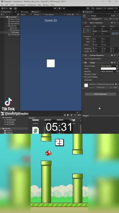 Flappy Bird Speedrun #unity #flappybird #speedrun #gamedev #indiegamedev #unity - YouTube