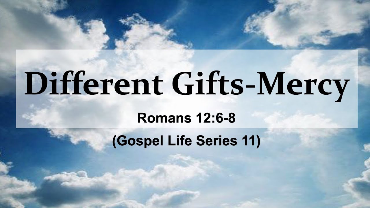Different Gifts - Mercy - YouTube