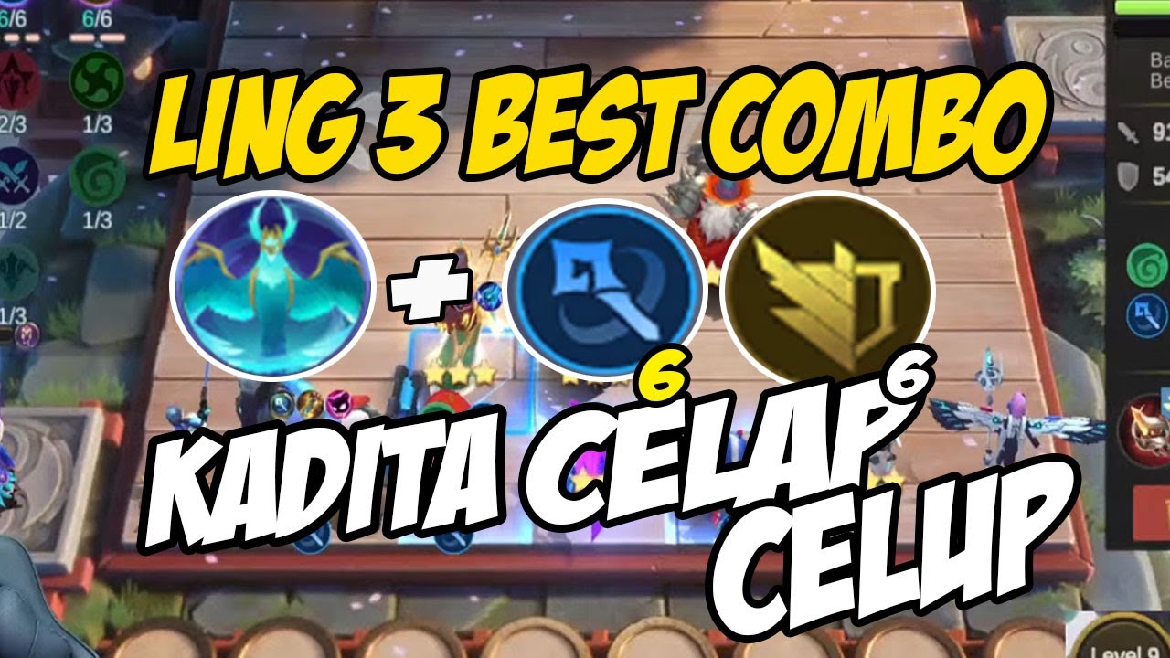 COMBO TERBAIK COMANDER LING 3 !! MAGIC CHESS MOBILE LEGEND - YouTube