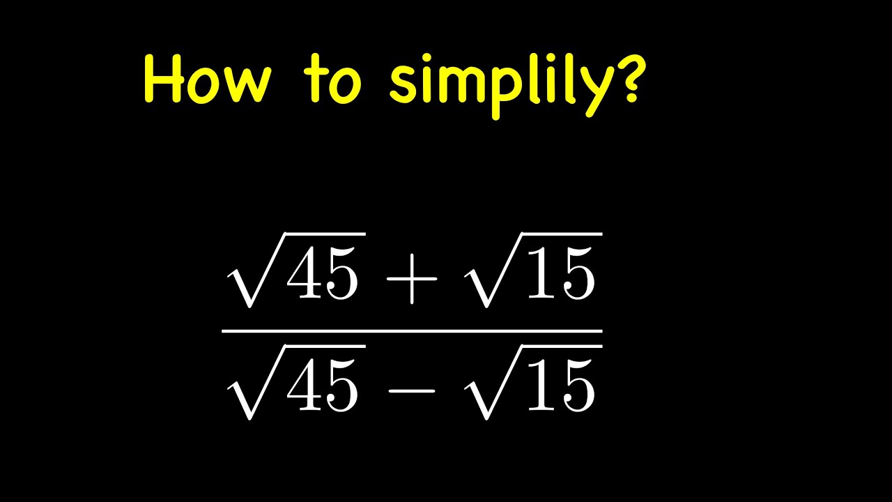 How to simplify radicals I step by step - YouTube