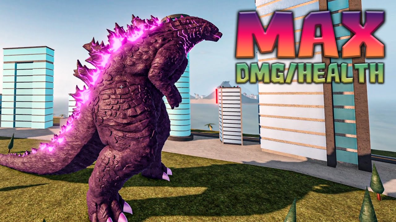 How Strong Legendary Godzilla Max DMG+Health - Roblox Kaiju Universe ...