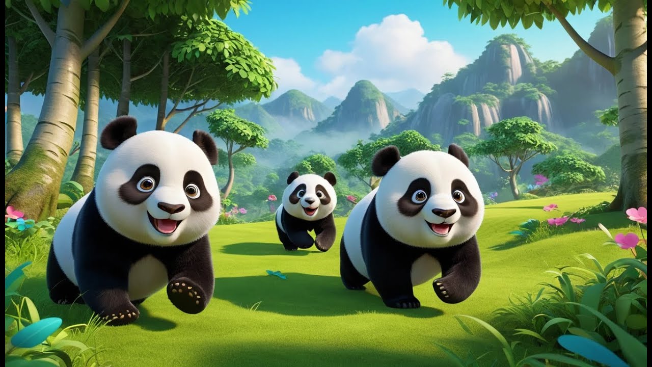 Counting 10 Little Pandas – Learning Numbers in Bamboo Land | Fun ...