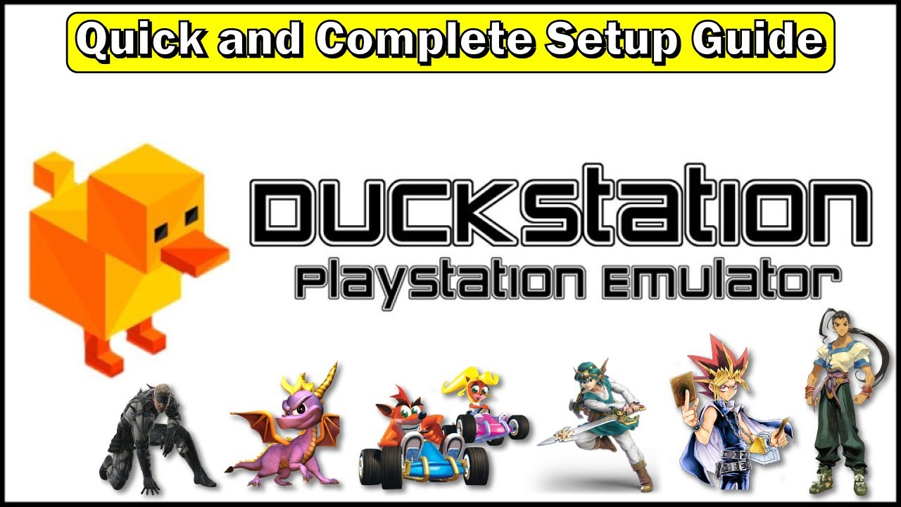PS1 Emulator For PC - Duckstation Emulator - PSX Emulator PC - YouTube