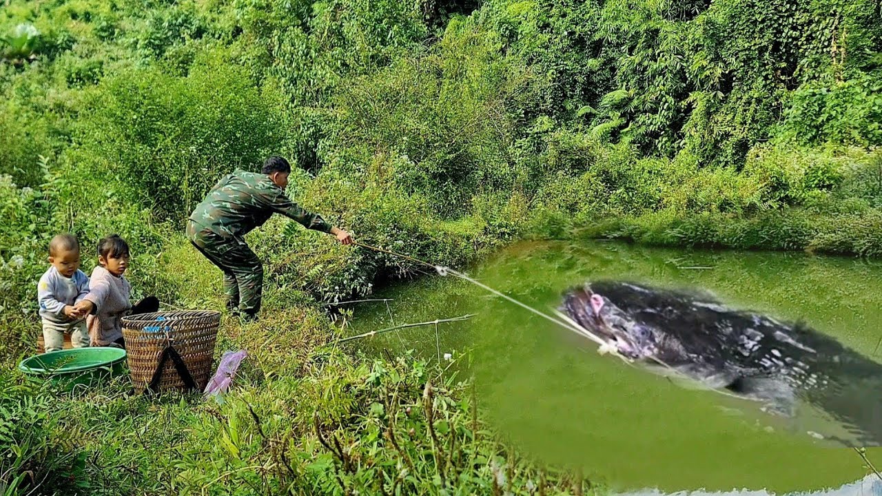 30 day and night journey, fishing, trapping fish, bringing fish to the ...