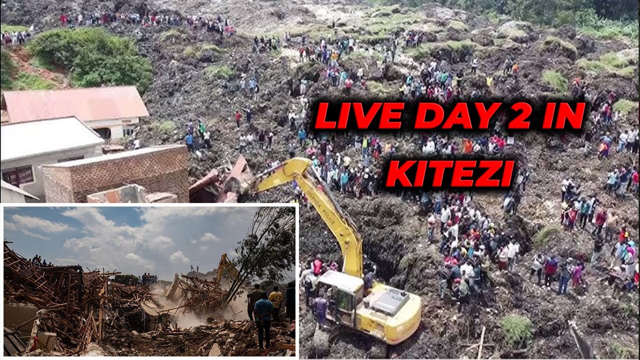 LIVE!!! DAY 2 IN KITEZI RUBBISH SLIDE RESCUE OF THE DEAD - YouTube