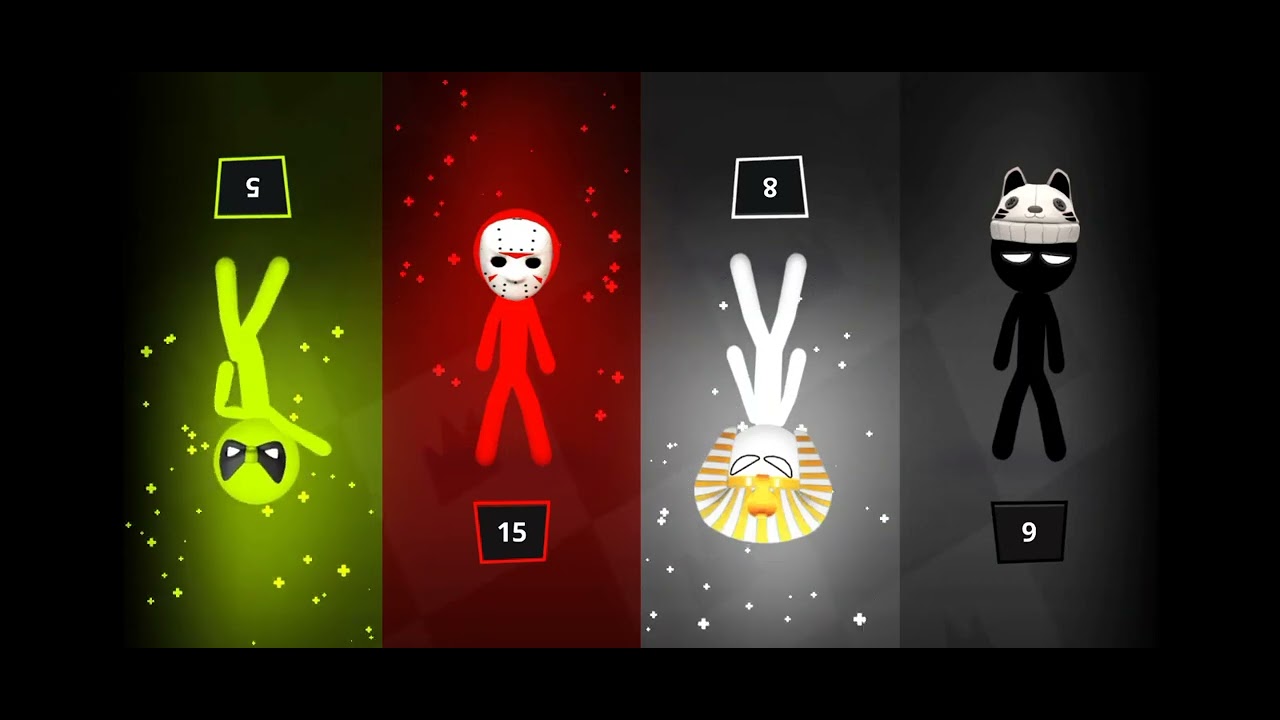 Stickman Funny Mini games - Stickman Party 1 2 3 4 Player gameplay ...