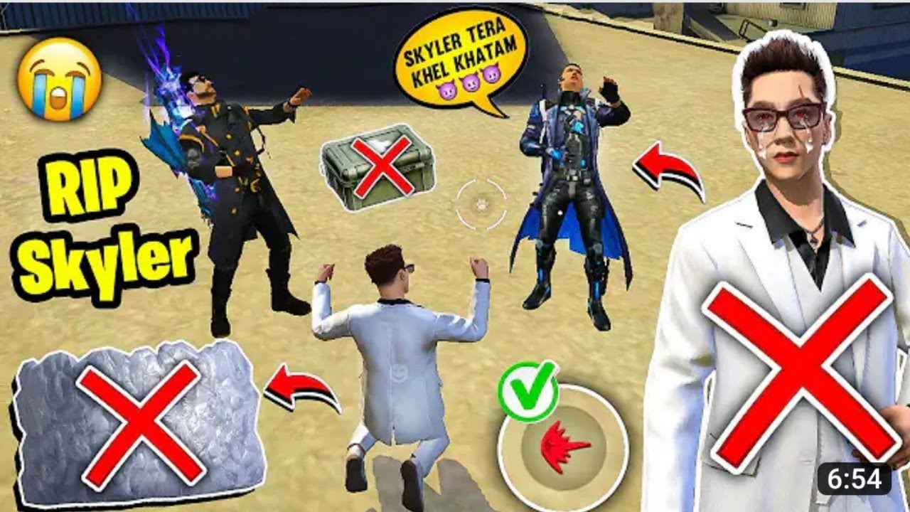 First Game With Skylar 🤯🔥😭 And Of Best character 🥵 No HP RIP || SKYLAR ...