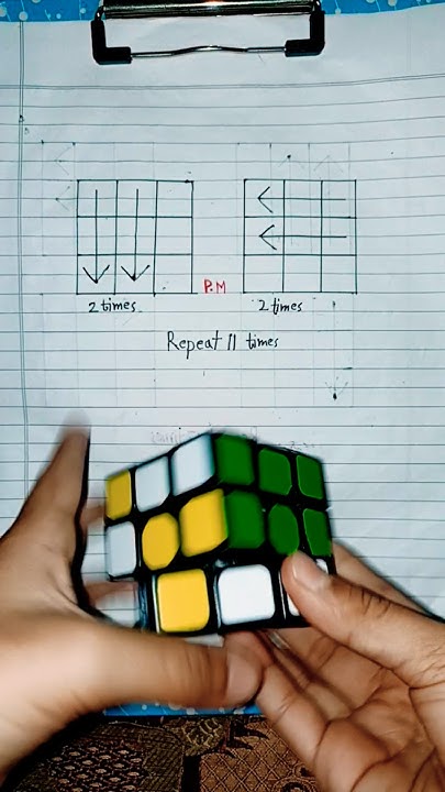 (3x3) Rubix's Cube Solve New Easy Technique #shorts - YouTube