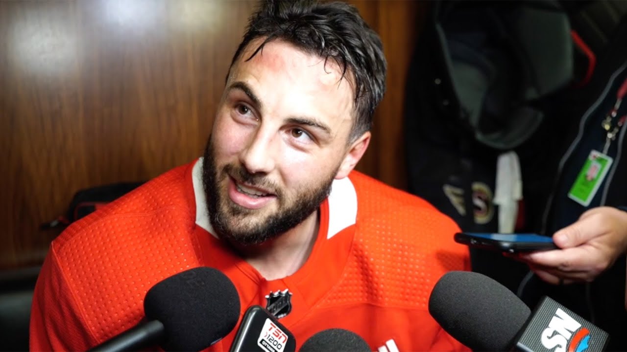 Shane Pinto and Derick Brassard Pregame Availability - Oct 24, 2022 ...