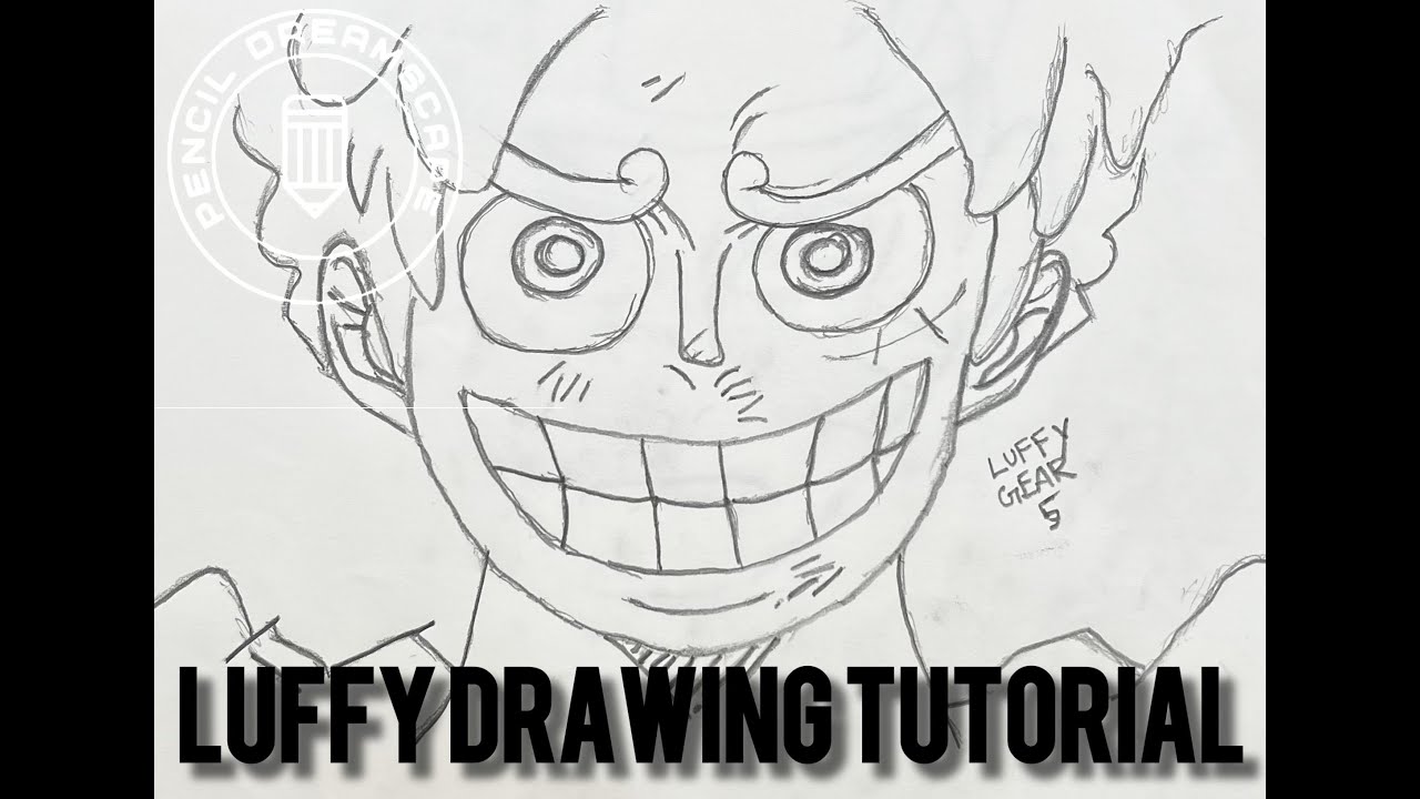 HOW TO DRAW LUFFY(LUFFY DRAWING TUTORIAL) - YouTube