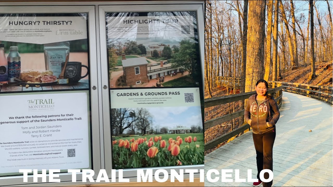 OUTDOOR RECREATION HIKING MONTICELLO SAUNDERS TRAIL IN CHARLOTTEVILLE ...