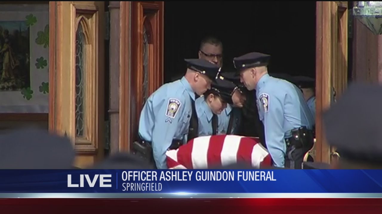 Funeral for Officer Ashley Guindon held in Springfield - YouTube