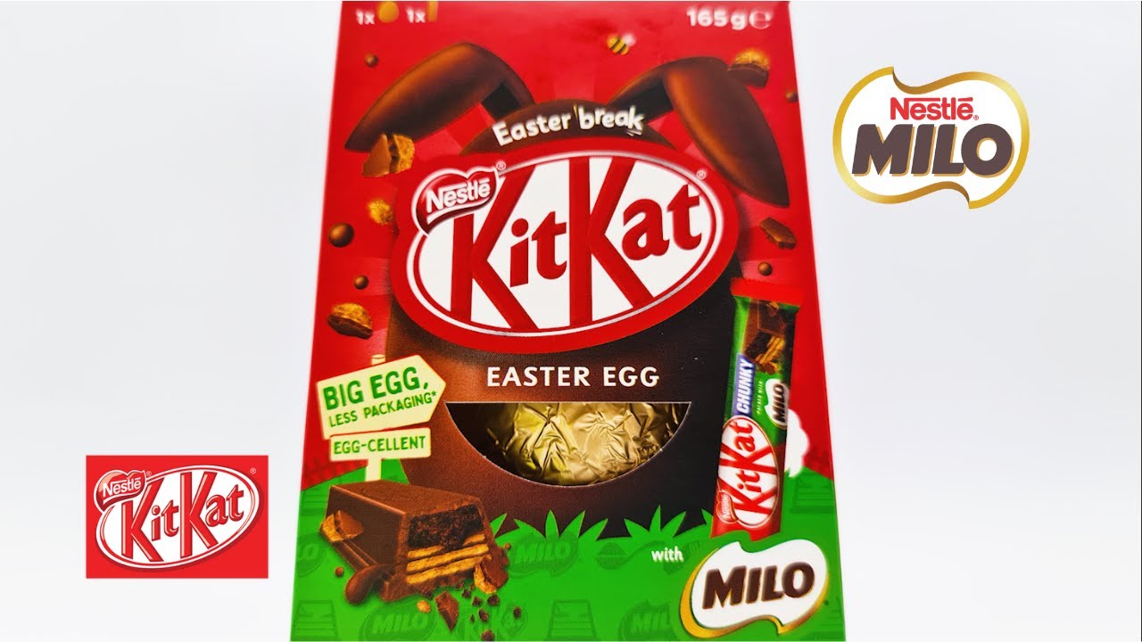 Kit Kat Easter eggs! KitKat Packed with Milo Gift Box! ️💚🤍🤎 - YouTube