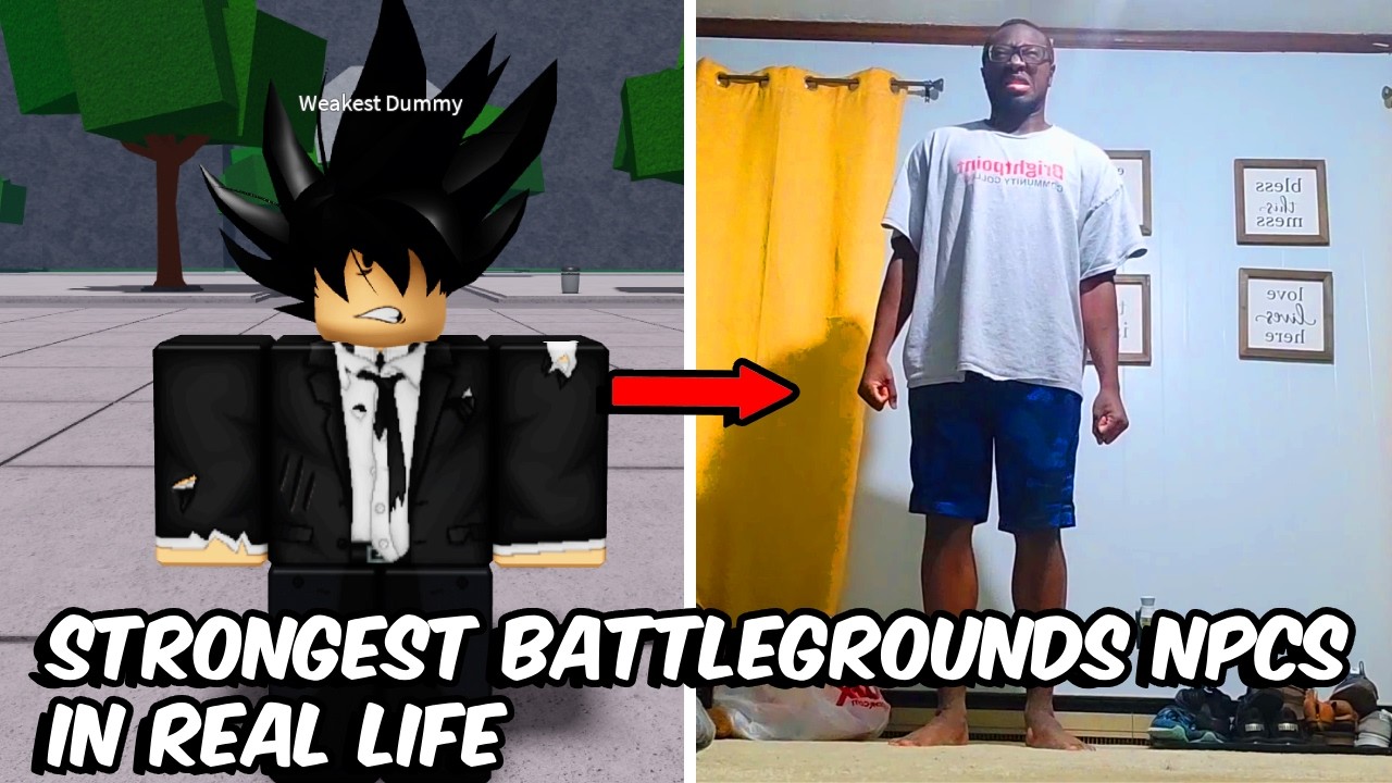 Strongest Battlegrounds NPCS In REAL LIFE - YouTube