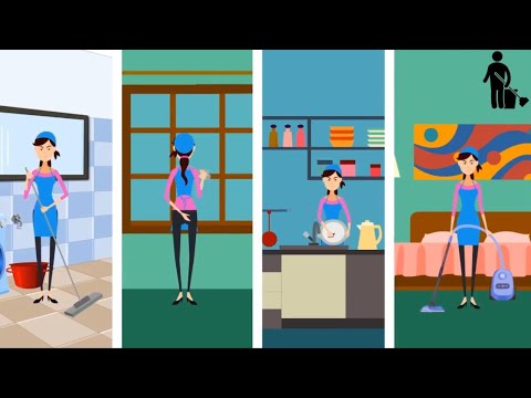 All Kinds Of Cleaning Service 2D Animated Promo Video - YouTube