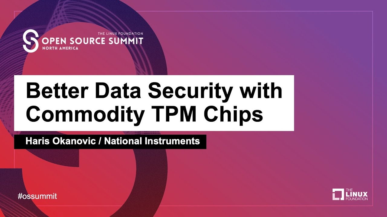 Better Data Security with Commodity TPM Chips - Haris Okanovic ...