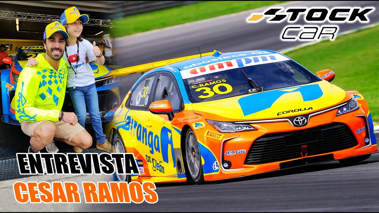 CESAR RAMOS - PILOTO STOCK CAR - ENTREVISTA NA GARAGEM - YouTube