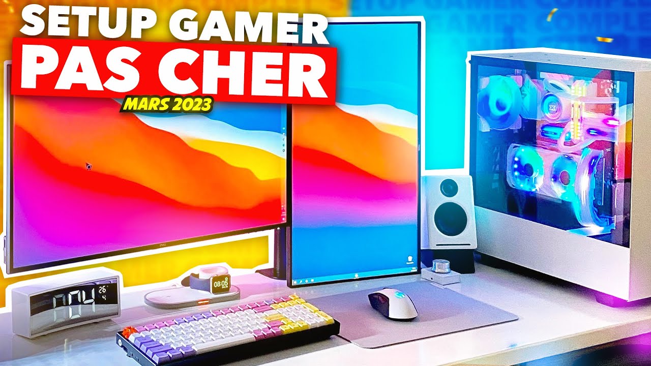 SETUP GAMING COMPLET PAS CHER AVEC PC GAMER (Mars 2023) - YouTube