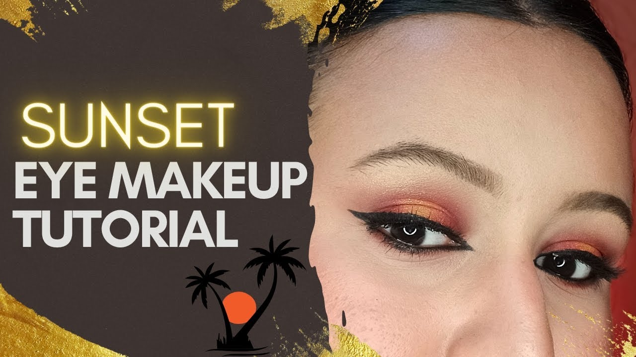 How To Do Perfect Eye Makeup In 5 Minutes| Sunset Eye Makeup Tutorial ...