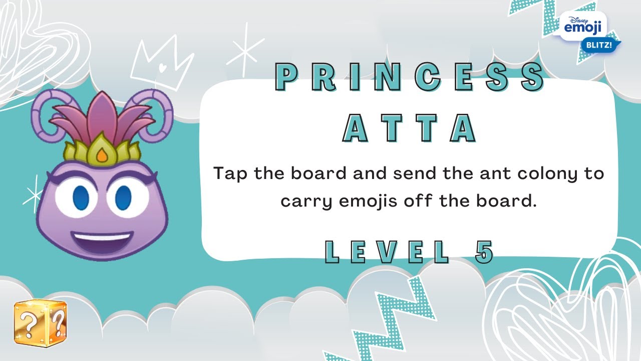 Disney Emoji Blitz - Princess Atta (Level 5) - A Bug’s Life - Gold ...