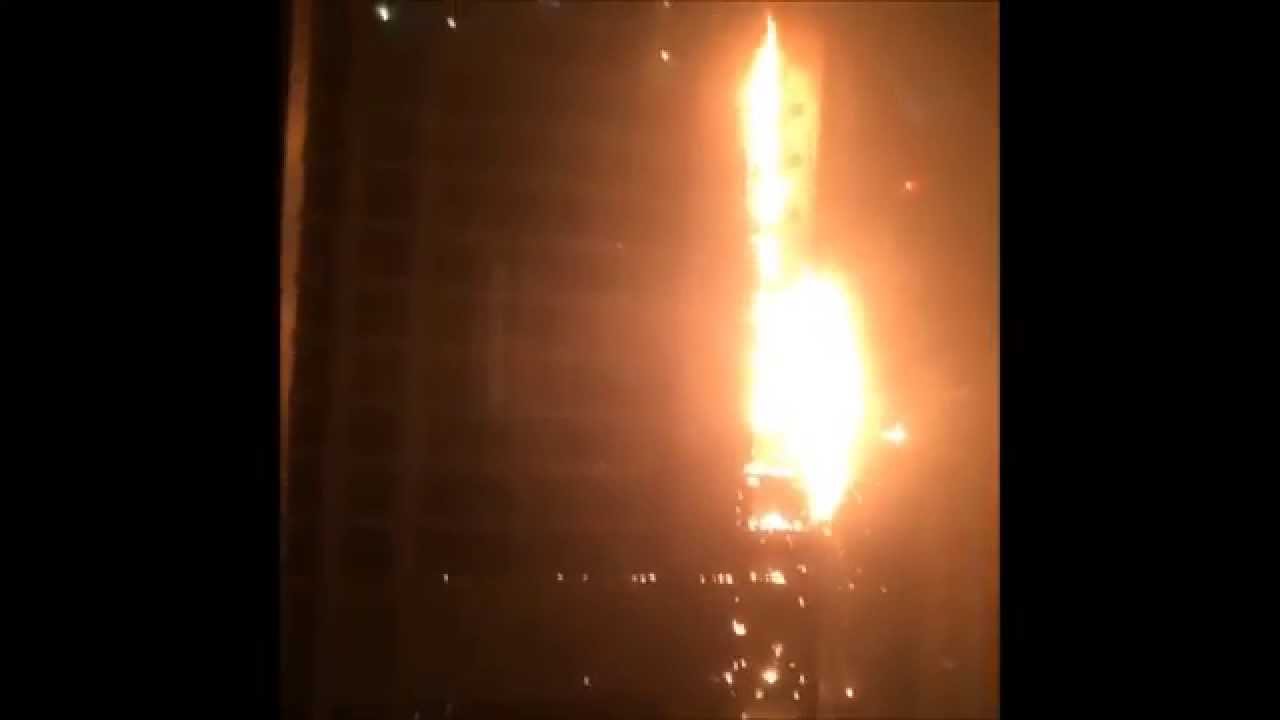 *VIDEO* The Marina Torch engulfed in Flames - 21st February - YouTube